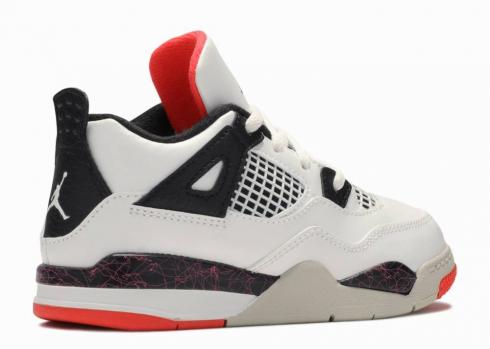 Air Jordan 4 Retro Td Pale Citron Bright Black Crimson White BQ7670-116 ...