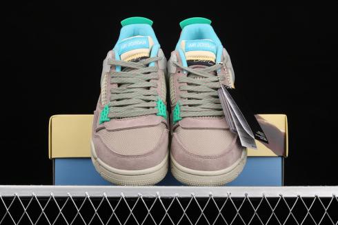 UNION x Air Jordan 4 Taupe Haze Desert Moss Turquoise Blue Dark Iris ...