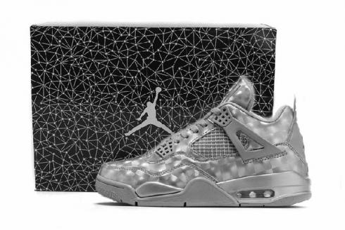 Nike Air Jordan 4 MATRIX 3D Silver Mens Fashion Sneaker - Nike Air ...