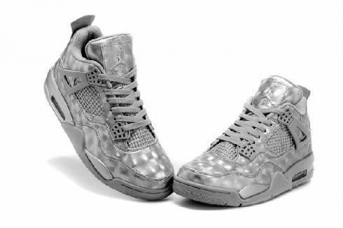 Nike Air Jordan 4 MATRIX 3D Silver Mens Fashion Sneaker - Nike Air ...