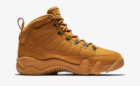 Air Jordan 9 Boot Wheat Baroque Brown AR4491-700 - Air Jordan IX High ...