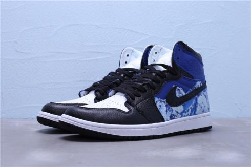 2019 Air Jordan 1 High Snow Mountain Color Matching Mens Shoes 556298 ...