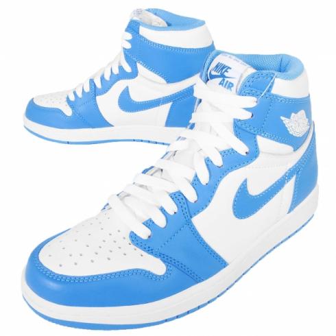 Air Jordan 1 High - UNC Dark Powder Blue White 555088-117 - Air Jordan ...