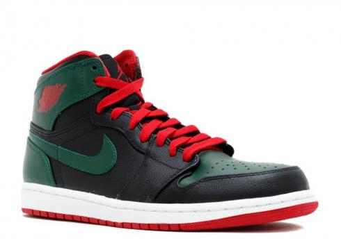 Air Jordan 1 Retro High Gucci Gym Green Black Gorge White Red 332550 ...