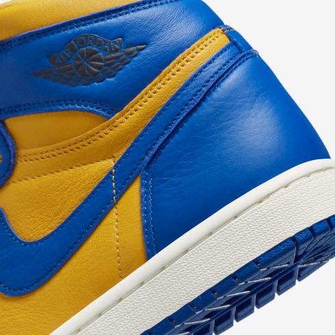 Air Jordan 1 Retro High OG Reverse Laney Varsity Maize Game Royal Fire ...