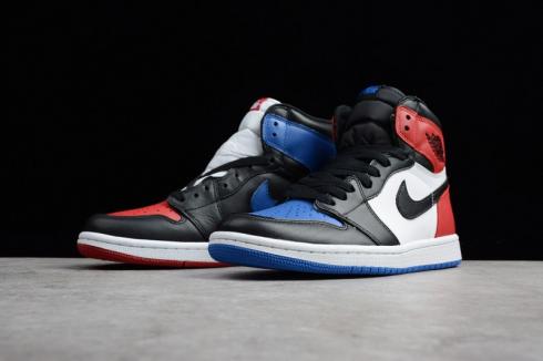 Nike Air Jordan 1 Retro High OG Top 3 Black Varsity Red Varsity Royal 555088-026 - Air Jordan I ...