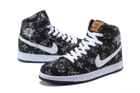 Nike Air Jordan I 1 Retro Basketball Shoes Snow White Black - Air ...