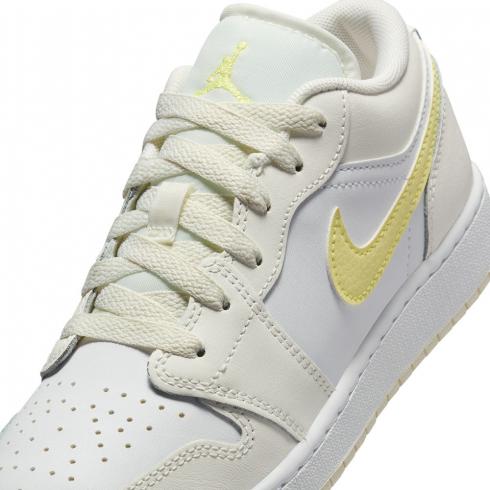 Air Jordan 1 Low GS Light Laser Orange Sail White Laser Fuchsia FV8486 ...