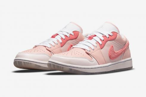Air Jordan 1 Low SE Mighty Swooshers Pastel Pink White DM5443-666 - Air ...