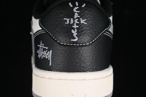Travis Scott x Fragment Design x Nike Air Jordan 1 Low OG Sail Black ...