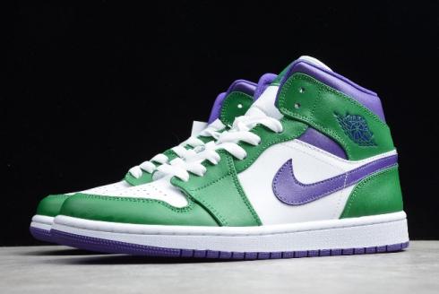 2020 Air Jordan 1 Mid Hulk Aloe Verde Court Purple 554724 300 - Air ...