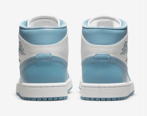 Air Jordan 1 Mid UNC University Blue White Sail BQ6472-141 - Air Jordan ...
