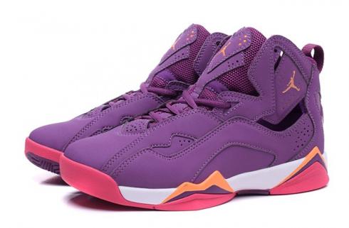 Nike Air Jordan True Flight AJ7.5 Grap Orange Pink GS Women Shoes ...