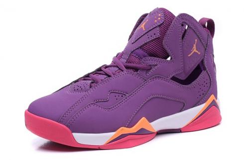 Nike Air Jordan True Flight AJ7.5 Grap Orange Pink GS Women Shoes ...