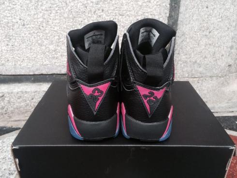 Nike Air Jordan VII 7 Retro black pink Women basketball Shoes 442960 ...