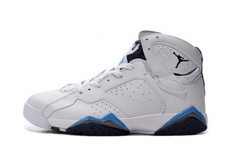 Nike Air Jordan VII Retro 7 White French Blue Remastered 304775 107 ...