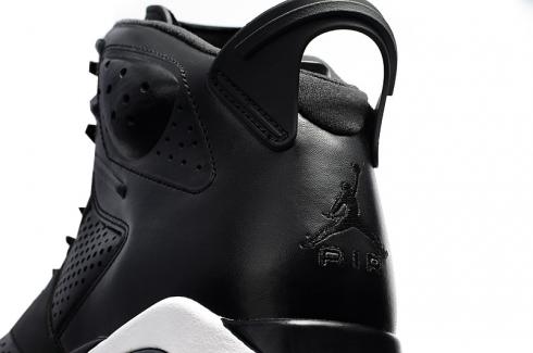 Nike Air Jordan Retro VI 6 Black Cat Black White Men Shoes 384664-020 ...