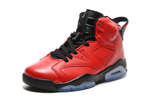 Nike Air Jordan VI 6 Retro Infrared 23 Red Black Toro Men Basketball ...
