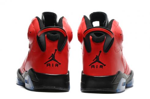 Nike Air Jordan VI 6 Retro Infrared 23 Red Black Toro Men Basketball ...