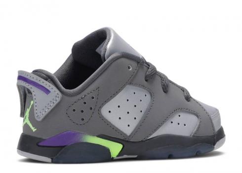 Air Jordan 6 Retro Low Gt Ghost Grey Dark Volt Wolf Green Ultra 768885 ...