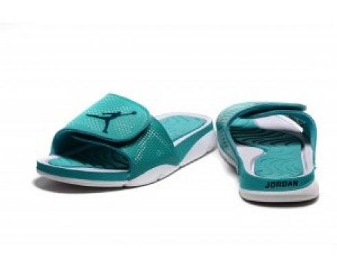 Air Jordan Hydro 5 Hyper Turquoise Black White Mens Shoes 820257-303 ...