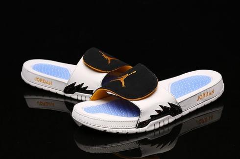Air Jordan Hydro V Retro 2018 FIFA World Cup White Black Yellow 555501 ...