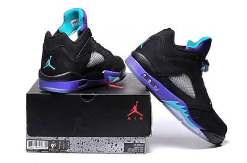 Nike Air Jordan Retro V 5 Low Alternate 90 Black Grape Purple 819171 ...