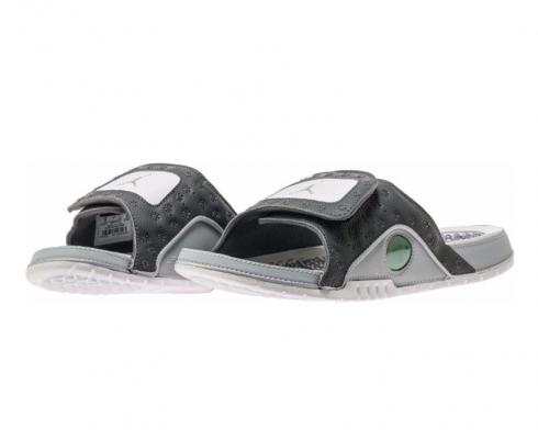 Air Jordan Hydro 13 Retro Slide Dark Grey Metallic Silver 684915-022 ...