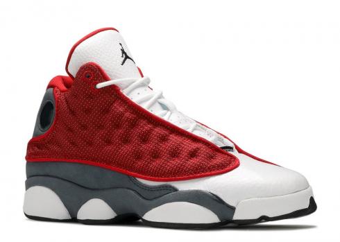 Air Jordan 13 Retro Gs Red Flint Gym Grey Black White 884129-600 - Air ...