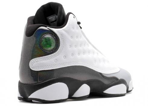 Air Jordan 13 Retro Gs Barons Grey Tropical Wolf Teal Black White ...