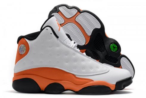 Air Jordan 13 Retro Starfish White Orange Black Shoes 414571-108 - Air ...