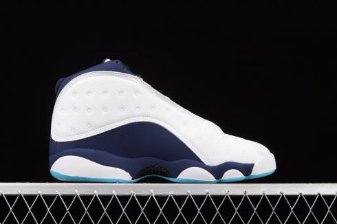 Air Jordan 13 White Obsidian Dark Powder Blue 414571-144 - Air Jordan ...