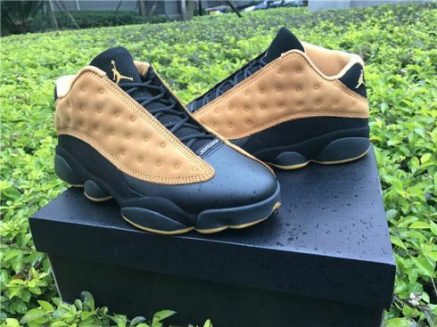 Nike Air Jordan XIII 13 Low Retro Chutney Yellow Black Men Shoes 310810 ...