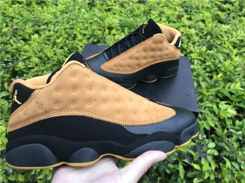 Nike Air Jordan XIII 13 Low Retro Chutney Yellow Black Men Shoes 310810 ...