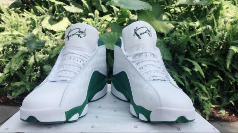 Nike Air Jordan XIII 13 Retro high white army green Men Basketball ...