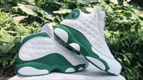 Nike Air Jordan XIII 13 Retro high white army green Men Basketball ...