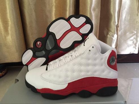 Nike Air Jordan XIII Retro 13 Cherry Chicago White Red Men Basketball ...