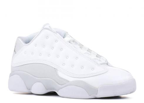 Air Jordan 13 Retro Low Ps Pure Money Platinum White Silver Metallic ...