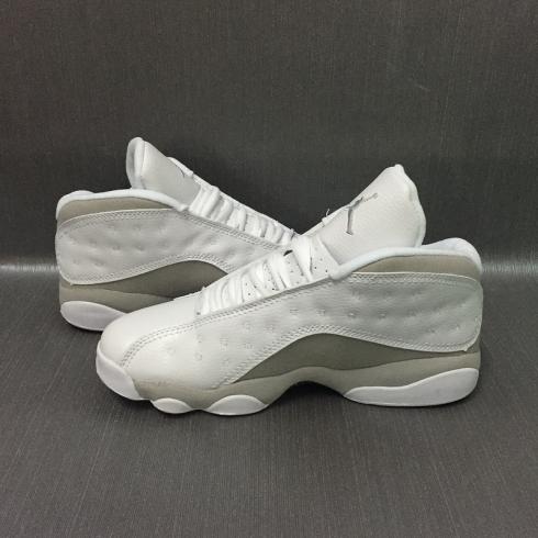 NEW DS Nike Air Jordan Retro 13 XIII Low White Metallic Silver Pure ...