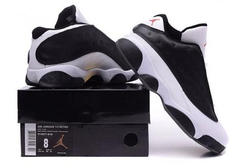 Nike Air Jordan XIII 13 Retro Low Men Shoes Black Red White 310810 104 ...