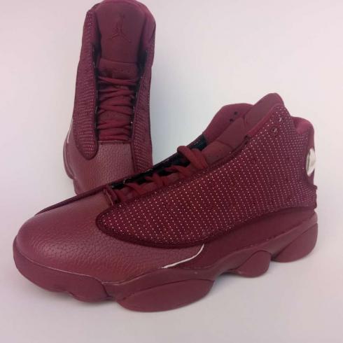 Nike Air Jordan XIII 13 Retro Men Basketball Shoes All Wine Red - Air ...