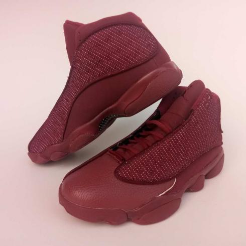 Nike Air Jordan XIII 13 Retro Men Basketball Shoes All Wine Red - Air ...