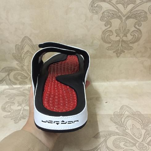 Nike AIR JORDAN HYDRO XIII 13 RETRO white black gym red men sports ...