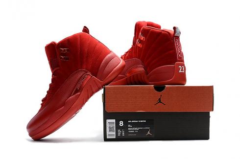 Nike Air Jordan XII 12 Retro All Red Men Shos 130690 - Sepwear