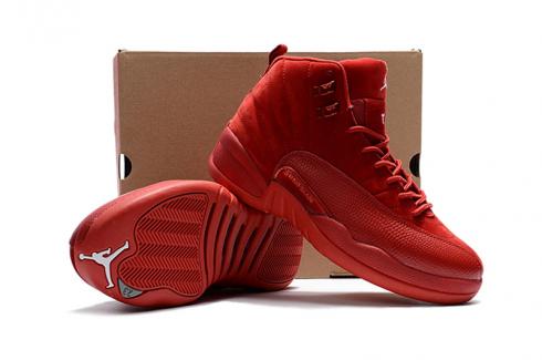 Nike Air Jordan XII 12 Retro All Red Men Shos 130690 - Sepwear