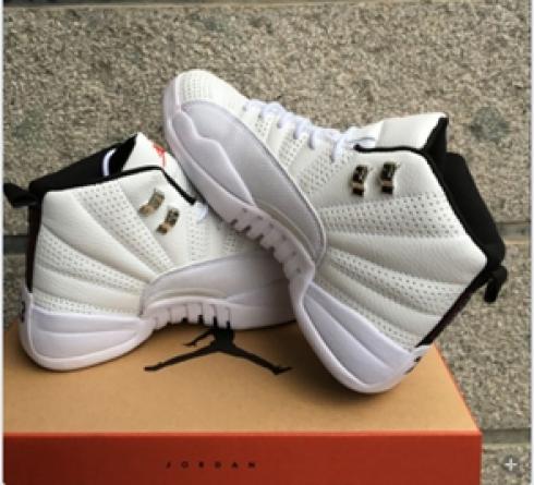 Nike Air Jordan XII 12 Retro Rising Sun White Silver Men Shoes 130690 ...