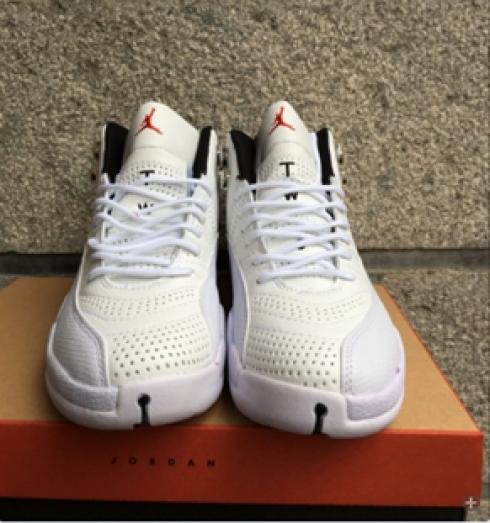 Nike Air Jordan XII 12 Retro Rising Sun White Silver Men Shoes 130690 ...