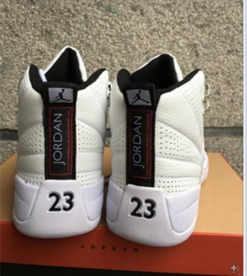 Nike Air Jordan XII 12 Retro Rising Sun White Silver Men Shoes 130690 ...