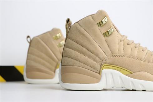 Womens Nike Air Jordan 12 Vachetta Tan AO6068-203 Wheat - Air Jordan ...