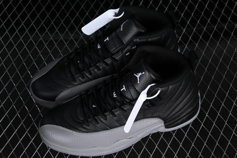 Air Jordan 12 Black Wolf Grey White CT8013-019 - Jordan XII High - Sepcleat